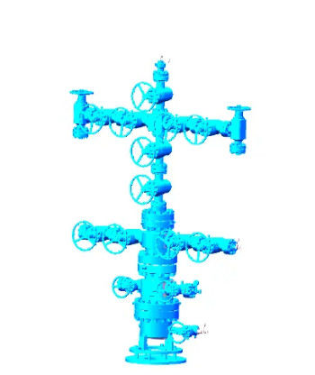 API 6A ESP X-Mas Tree / Oil Christmas Tree With Casing Head And Tubing Head