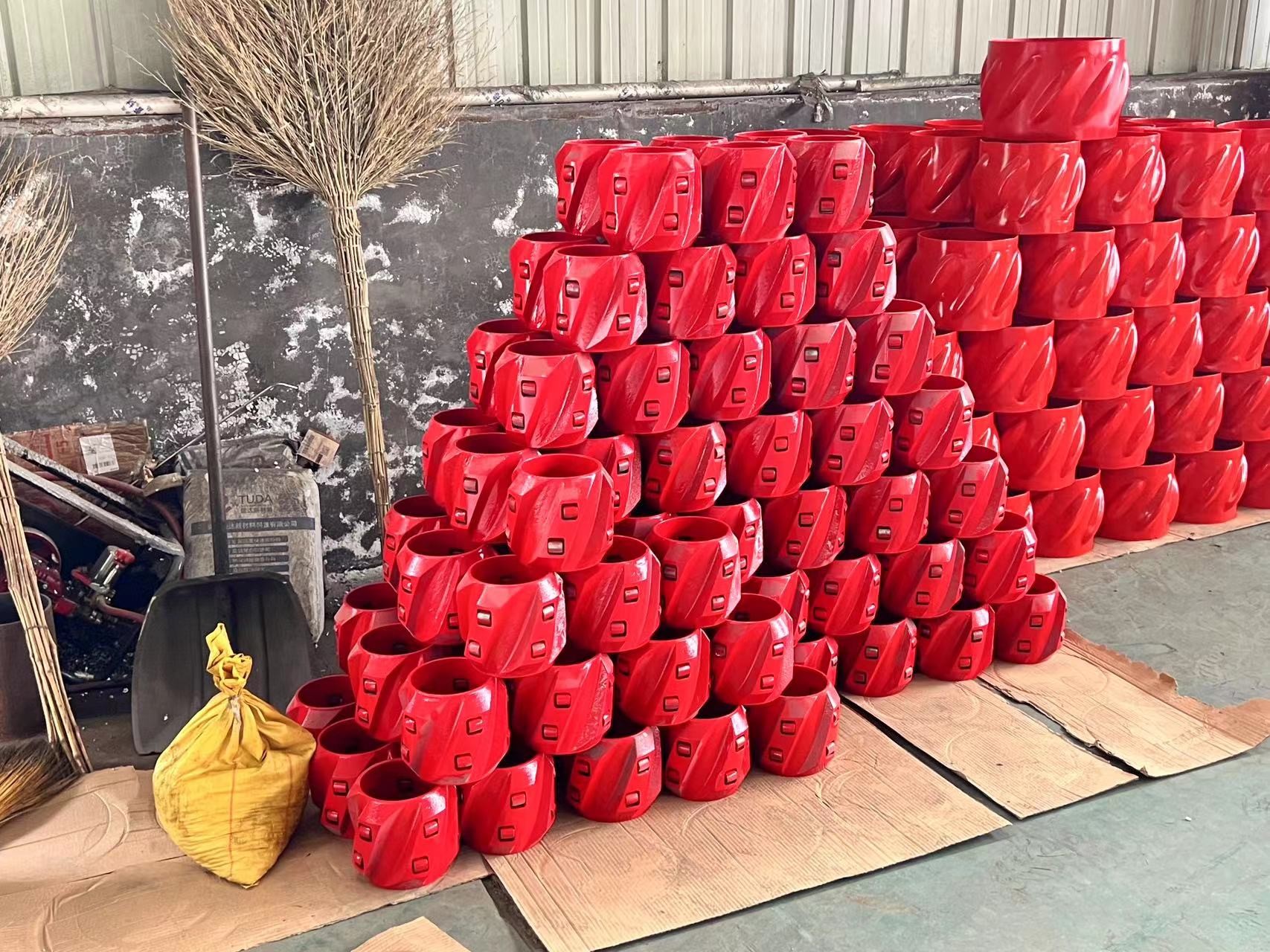 API Non Welded Double Bow Spring Casing Centralizer In Oil And Gas Fields