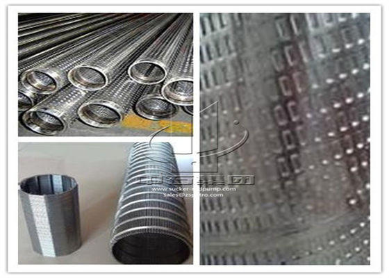 Johnson Well Casing Wedge Wire Screen Pipe Tube 304 316 Stainless Steel