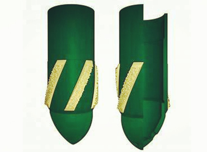 Rotating Reamer Shoe With Wear Band Aluminum Eccentric Nose Wear Resistance