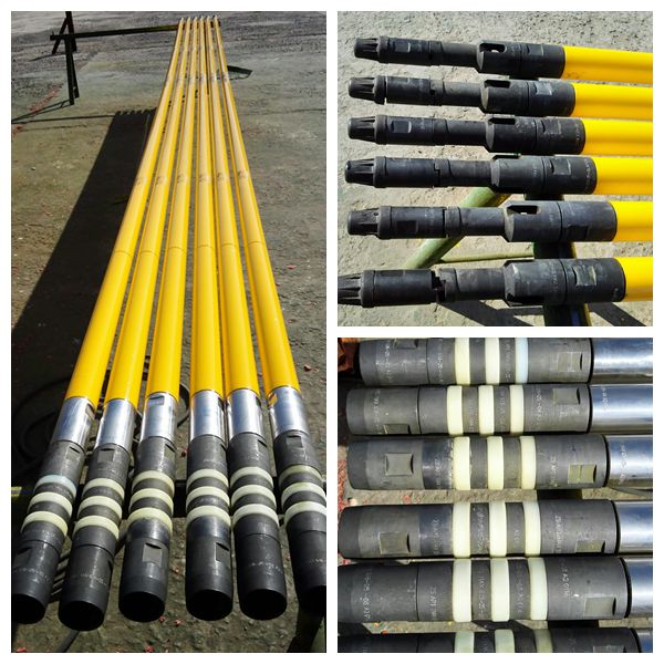 Carbon Steel Barrel Rod Type Sucker Pumps Cup Seating Downhole Rod Pump