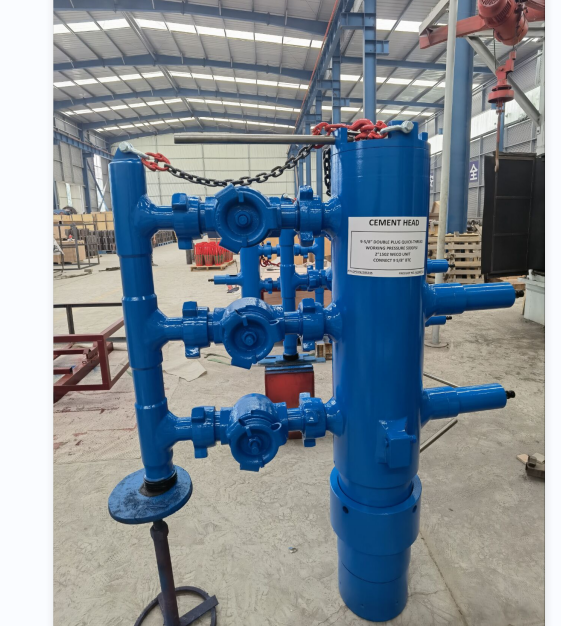 Oilfield Cementing Tools Single Plug Casing Cement Heads with Manifold