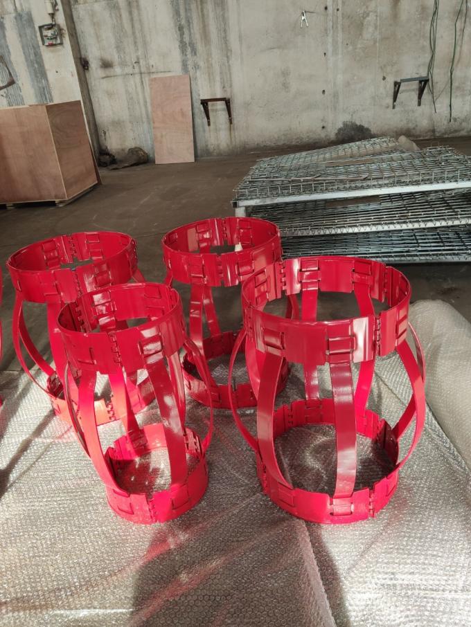 Vertical Oil Well Rigid Casing Centralizers Straight Fins Blades ...